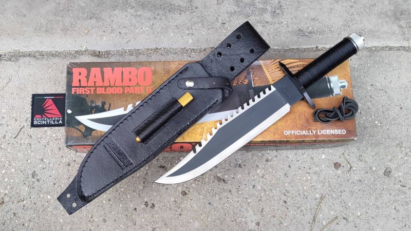 Coltello Rambo 2 Coltello Survival Silvester Stallone Signature